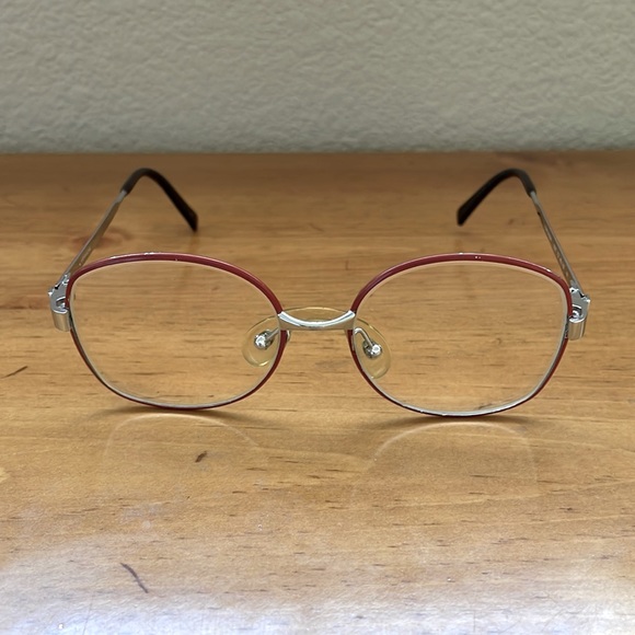 Accessories | Made In Germany Vintage Red Wire Frame Glasses | Poshmark